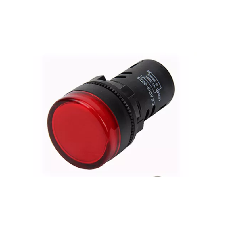 Luz piloto LED color rojo 380VAC perforacion 22mm